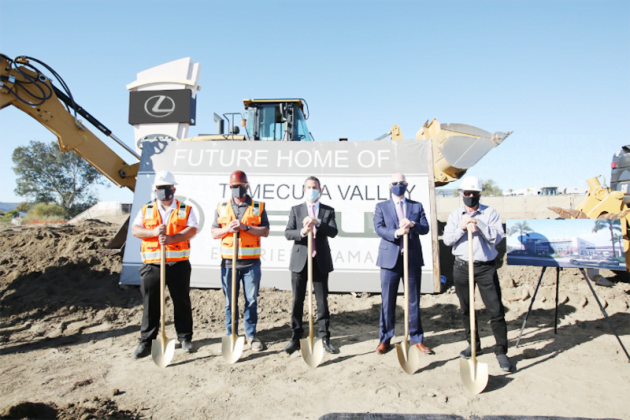 Crews break ground on new Lexus dealership in Temecula | Valley News