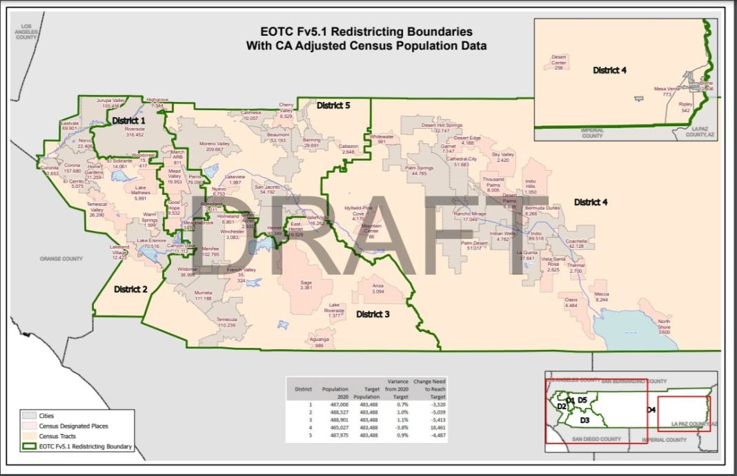 Board Votes to Redraw Riverside County Supervisorial Districts | Valley ...