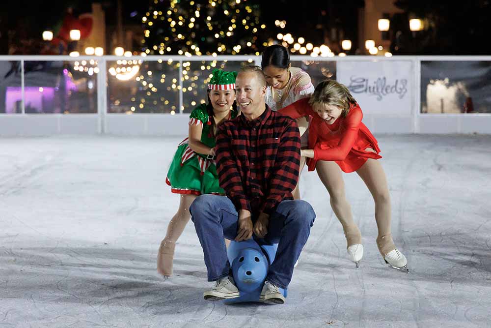 Guests celebrate and skate at grand opening of Temecula On Ice skating ...