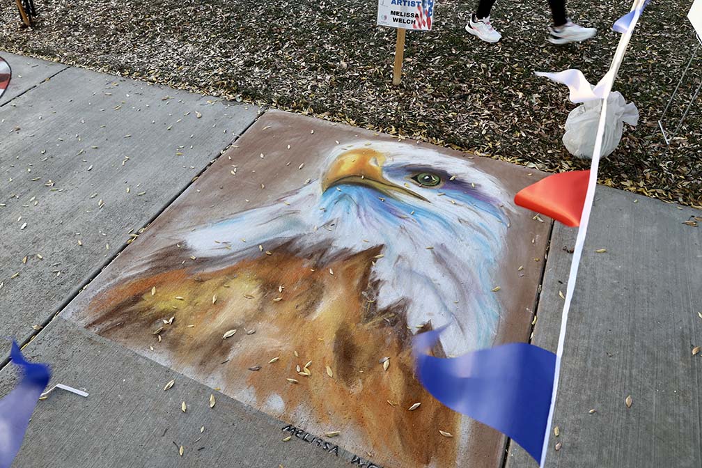 Volbrecht Rotary Chalk Walk artwork celebrates Veterans Day in Murrieta ...