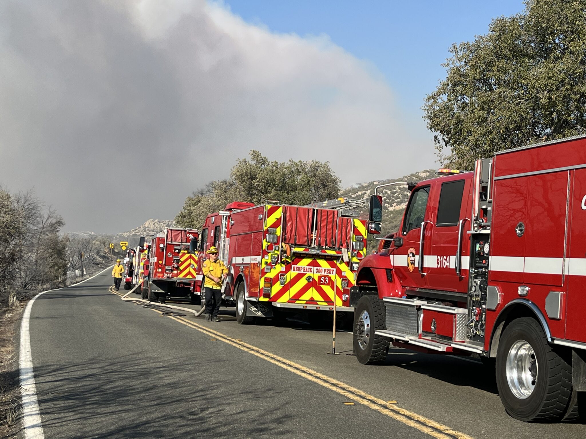 1081 personnel continue to fight the Rosa Fire, Evacuations remain, 25% ...