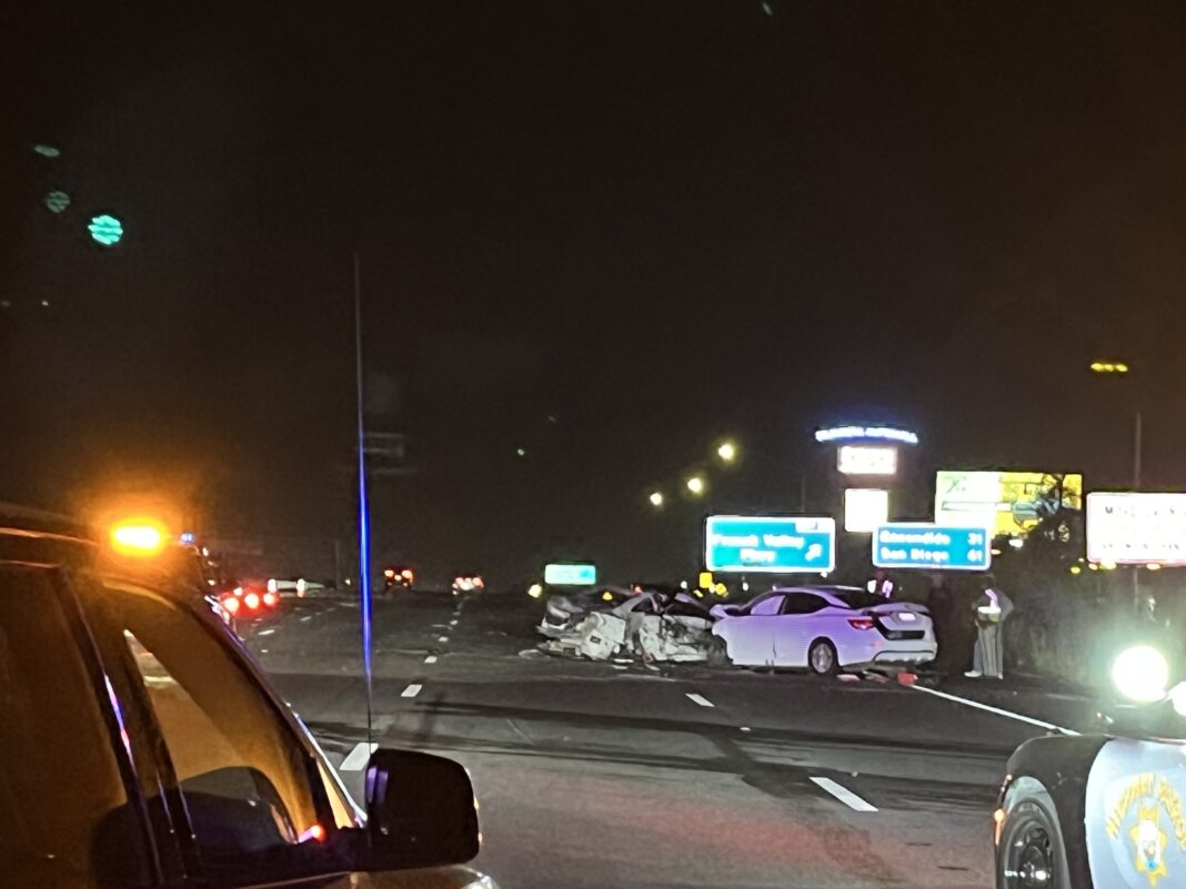 Two adults, two teens killed in fiery I-15 crash, deceased Nissan ...